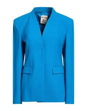 SEMICOUTURE Single-breasted Blazer - Azure
