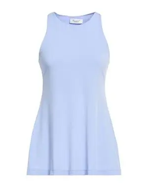 HOPPER Sleeveless Crewneck Tank Top In Jersey