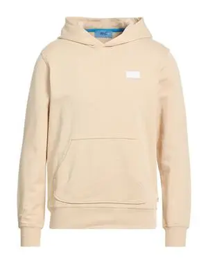 LIU •JO MAN Cotton French Terry Sweatshirt - Beige