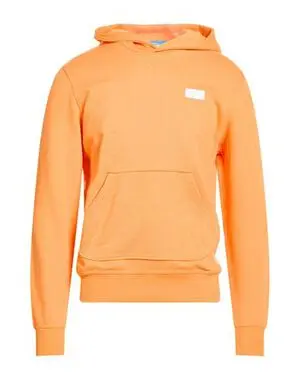 Liu Jo Cotton French Terry Logo Hoodie - Orange
