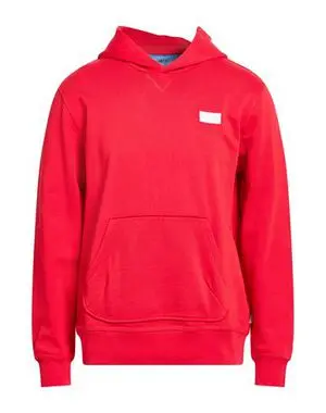 Liu Jo Cotton French Terry Logo Hoodie - Red