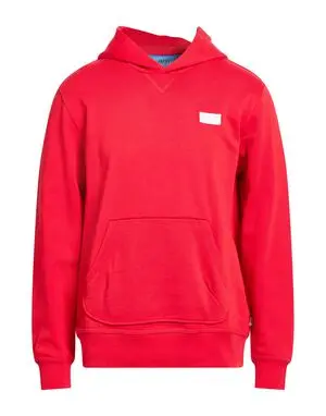 Liu Jo Cotton French Terry Logo Hoodie - Red