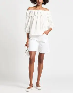 Liu Jo Poplin Top With Lace