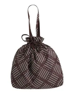 Max & Co. Bucket Bag With Appliqués - Dark Brown
