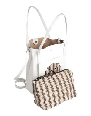 LE PANDORINE Shopper Bag With Appliqués And Embroidered Detail