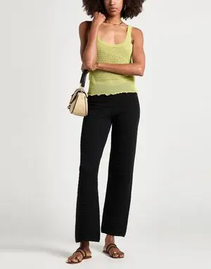 JJXX BY JACK & JONES Straight-leg Pointelle-knit Pants