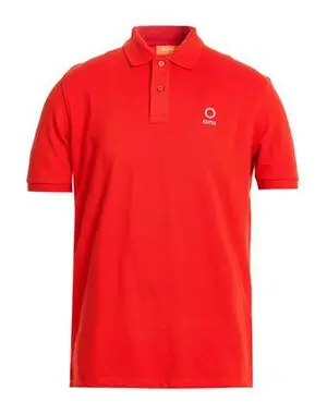 SUNS Polo Shirt Size Cotton, Elastane - Red