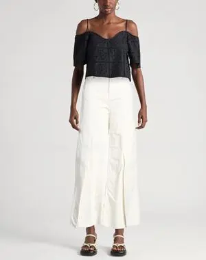 TWINSET Wide-leg Jeans - Ivory