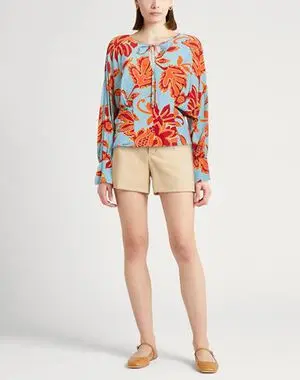 SEMICOUTURE Floral Print Viscose Top