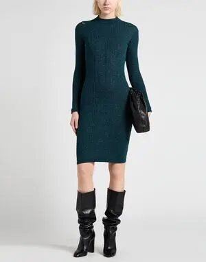 GAVROCHE PARIS Midi Bodycon Knit Dress - Green