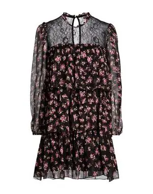 Liu Jo Mini Dress In Viscose, Silk, And Polyamide