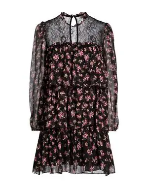 Liu Jo Mini Dress In Viscose, Silk, And Polyamide