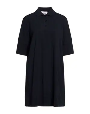 Alpha Studio Cotton Blend Mini Dress - Midnight Blue