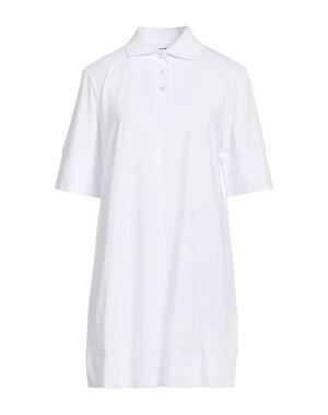 Alpha Studio Cotton Blend Mini Dress - White