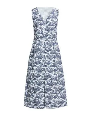 VICARIO CINQUE Flared Two-tone Midi Dress