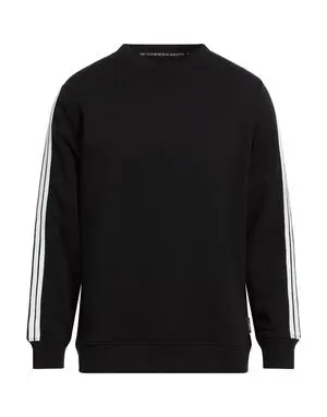 John Richmond Sweatshirt With Side Seam Stripes - Black