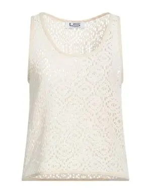 LE STREGHE Crochet-knit Top