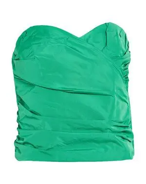 LIU •JO Taffeta Tube Top - Green