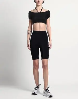REBEL QUEEN BY LIU •JO Knit Crop Top - Black