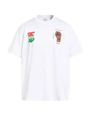 Burberry T-shirt Size Cotton, Elastane - White