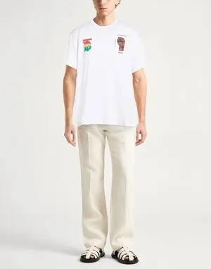 Burberry T-shirt Size Cotton, Elastane - White