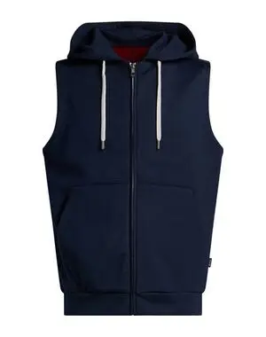 AT.P.CO Sleeveless Zip-Up Hoodie Midnight Blue