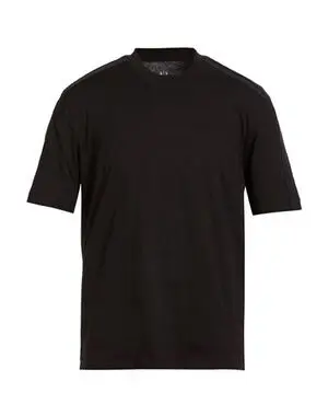 Armani Exchange T-shirt Size Cotton, Polyamide, Polyester, Elastane - Black
