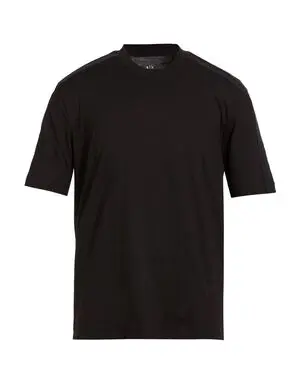 Armani Exchange T-shirt Size Cotton, Polyamide, Polyester, Elastane - Black