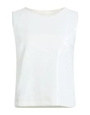Liviana Conti Tulle Top With Sequins