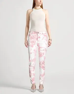 BLUGIRL Floral Print High-waisted Jeans