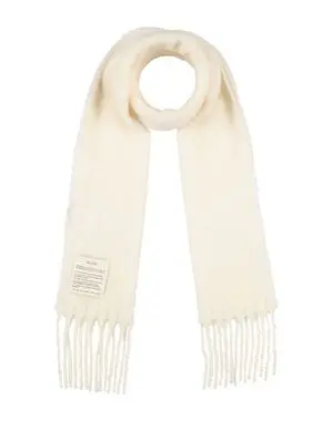 ALYSI Scarf Ivory Alpaca Wool, Wool, Polyamide - White