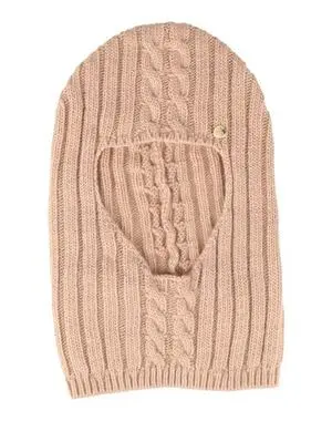 LIU •JO Knitted Balaclava - Beige