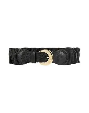 REBEL QUEEN BY LIU •JO Leather Corset Belt - Black