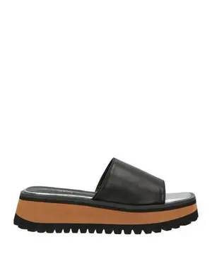 TOSCA BLU Leather Slide Sandals