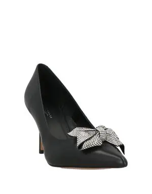 TOSCA BLU Pumps In Leather With Crystal Embellishments