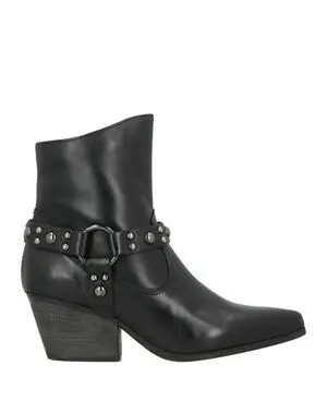 MJUS Leather Cowboy Ankle Boots