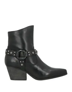 MJUS Leather Cowboy Ankle Boots