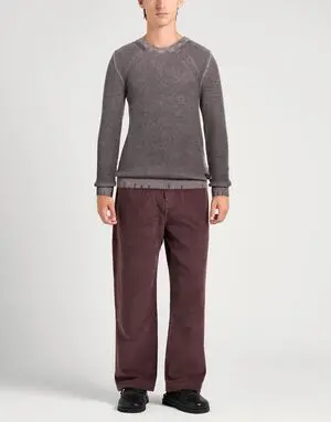 TAKESHY KUROSAWA Mid-weight Knit Crewneck Sweater - Grey