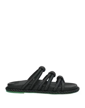 Farm Rio Leather Tie Flat Sandals