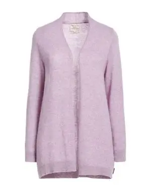 ALESSIA SANTI Cardigan In Alpaca Wool Blend - Purple