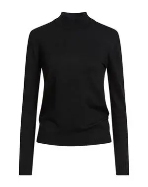 ALV BY ALVIERO MARTINI Turtleneck Knit Top - Black
