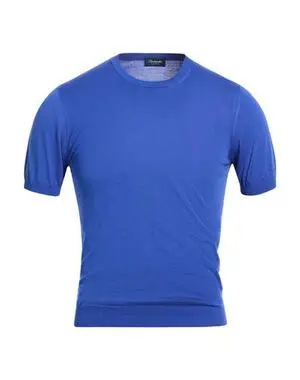DRUMOHR Cotton Crewneck Sweater - Blue