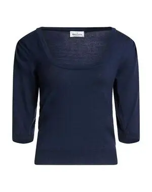 REBEL QUEEN BY LIU •JO Knitted Sweater - Navy