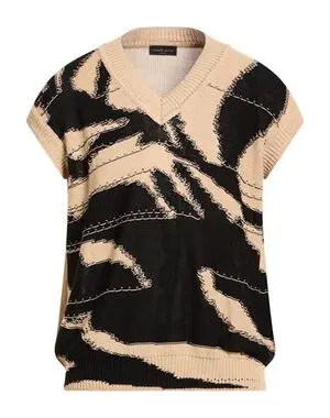 ROBERTO COLLINA Intarsia Knit V-neck Top