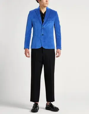 TELA-N° Corduroy Single-breasted Blazer - Blue