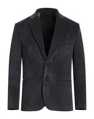 TELA-N° TELA-N° Corduroy Single-Breasted Blazer Charcoal