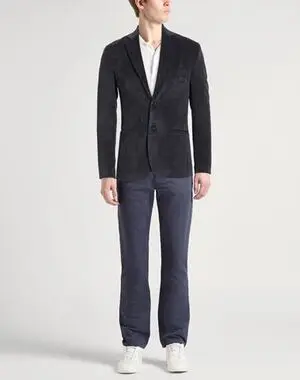 TELA-N° Corduroy Single-breasted Blazer - Grey