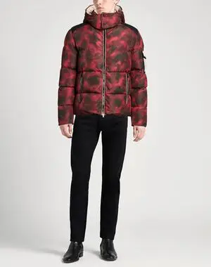 Herno Tie-dyed Puffer Jacket - Red