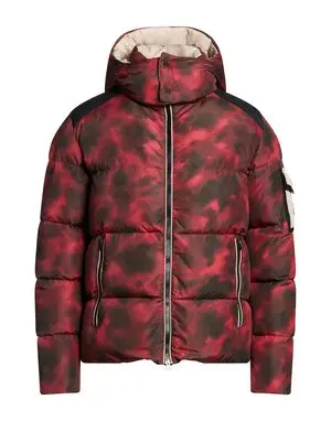 Herno Tie-dyed Puffer Jacket - Red