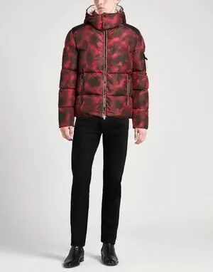 Herno Tie-dyed Puffer Jacket - Red